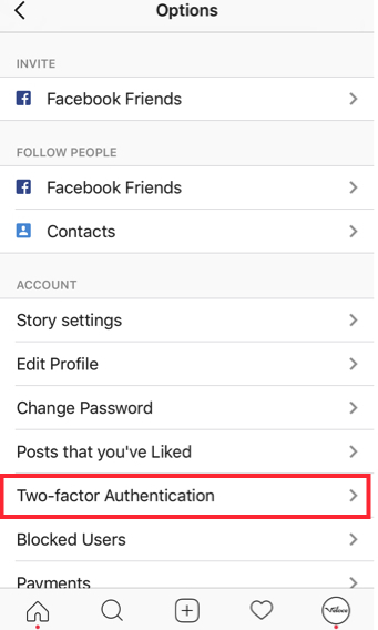 How to Activate Two-Factor Authentication on Instagram - Veloce