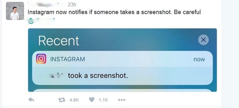 Instagram Now Notifies Users When You Screenshot Their Photos - Veloce