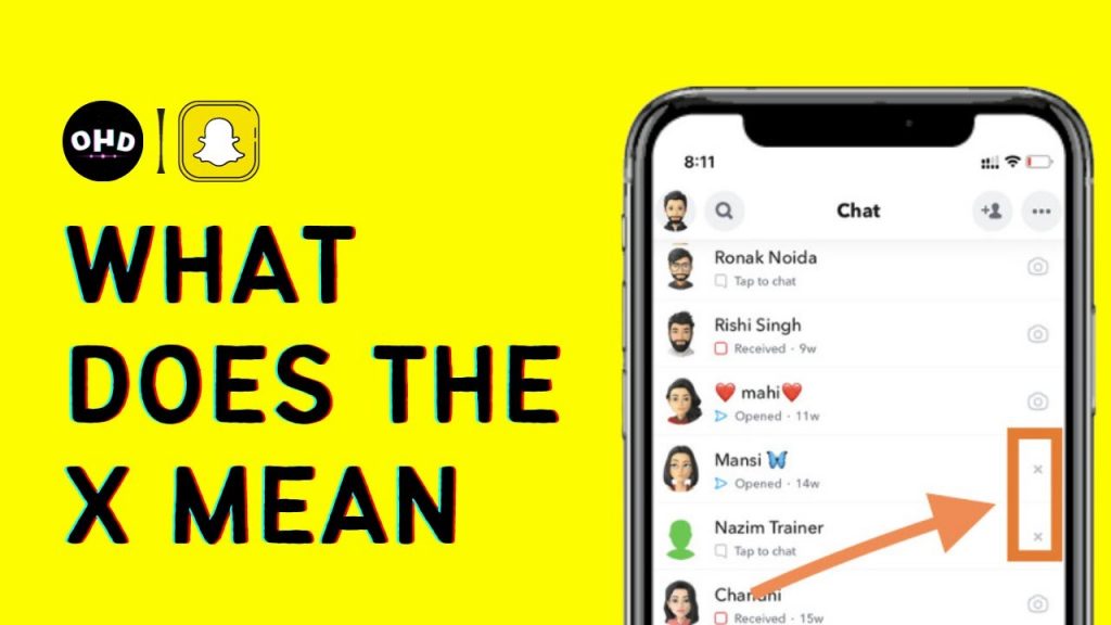What Does The X Mean on Snapchat - Veloce