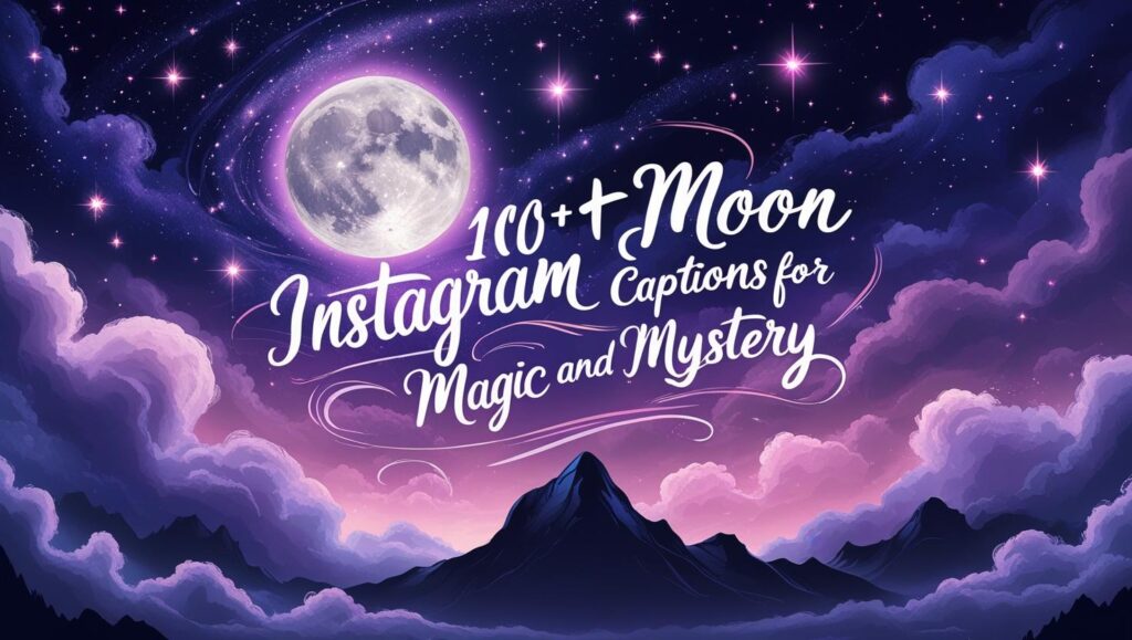 100+ Moon Instagram Captions for Magic and Mystery - Veloce